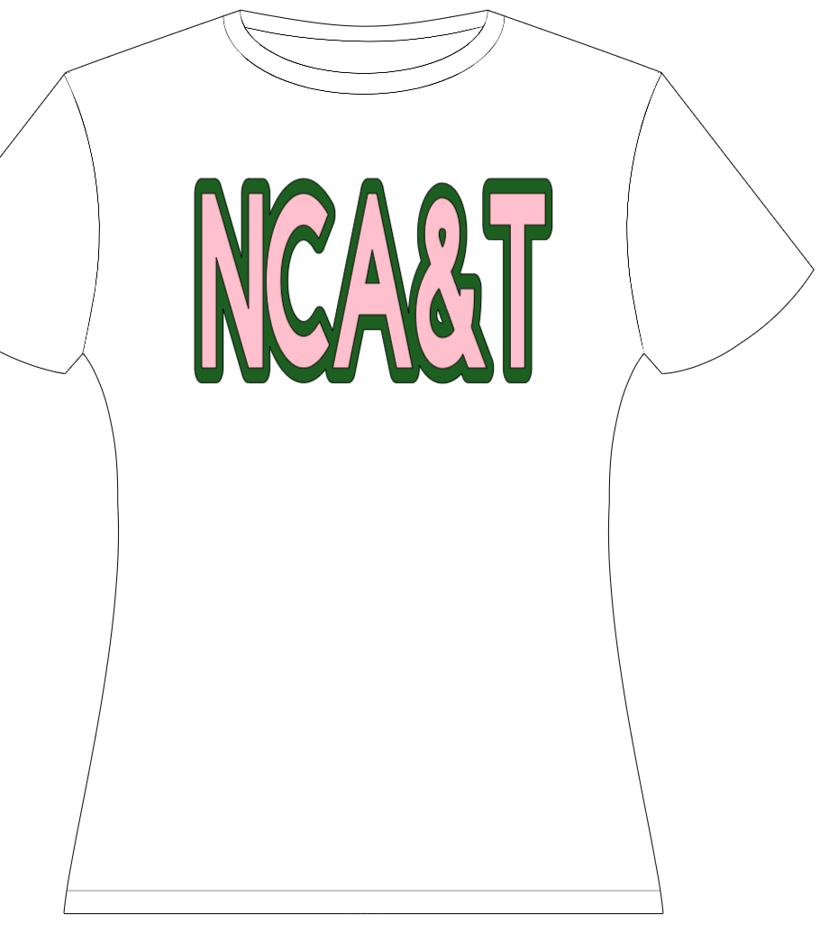 PINK & GREEN NCAT W/ ALPHA PHI ON SLEEVE – The Sweetest Experience